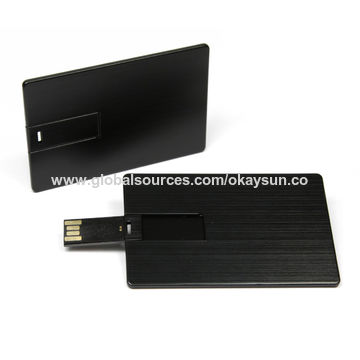 Buy Wholesale China 1gb To 64gb Usb Flash Drive Credit Metal Card & Usb ...