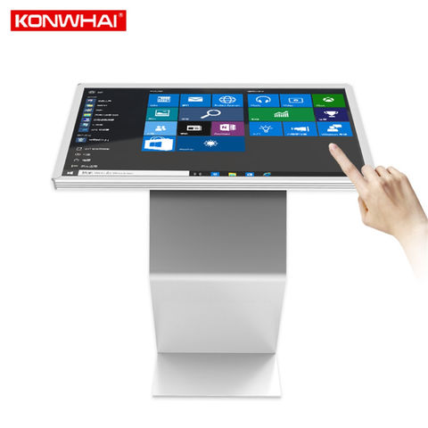 LED touch screen player 55 inch digital kiosks for indoor, LED touch ...