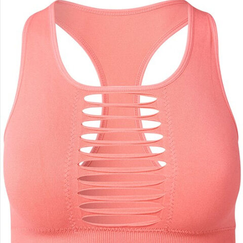 Buy Wholesale China Women's Sports Bra , Ruched Front Sports Bra ...