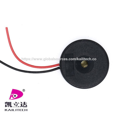 Buy Wholesale China Kd 13.6mm*4.2mm Piezo Buzzer, Transducer, Lead Wire ...