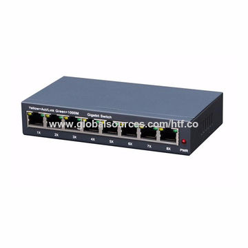 China 8 Port 10/100/1000M intelligent Managed Ethernet Switch with IEEE ...