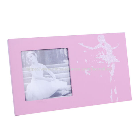Buy China Wholesale Wooden Photo Frames Pink Finish Silver Accents ...