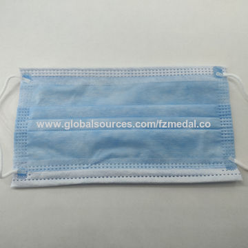 Buy Wholesale China Non-woven Disposable Face Mask 3-ply Civil Masks ...
