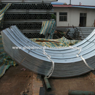 Buy Wholesale China Hot Dip Galvanized Steel Highway Curved Guardrail ...