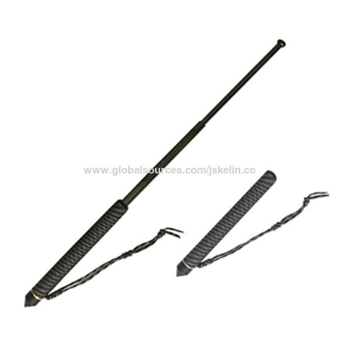 Police extendable steel Baton with colorful lanyard Handle, Extendable ...