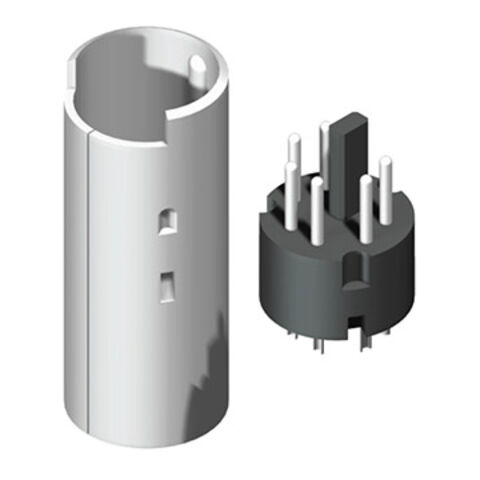 Buy Wholesale Taiwan Mini Din Plug Molded Type 3-8 Pins Long Shell ...