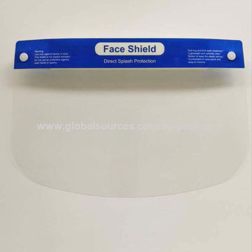 China Protective Face Shield,plastic face cover,clear PET,inner side ...