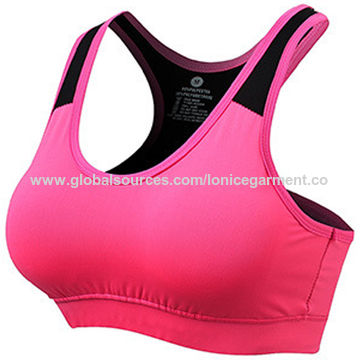 Buy Wholesale China Women's Molded Cup Racerback Sports Bra With Power ...