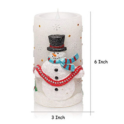 Buy Wholesale China Holiday Bliss Collection Santa 3d Moving Flameless ...