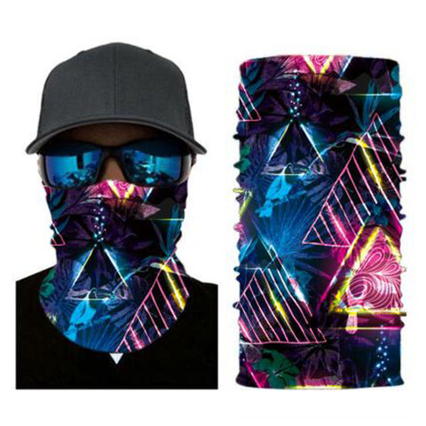 Multifunctional seamless galaxy headwear head paisley bandana ivy ...