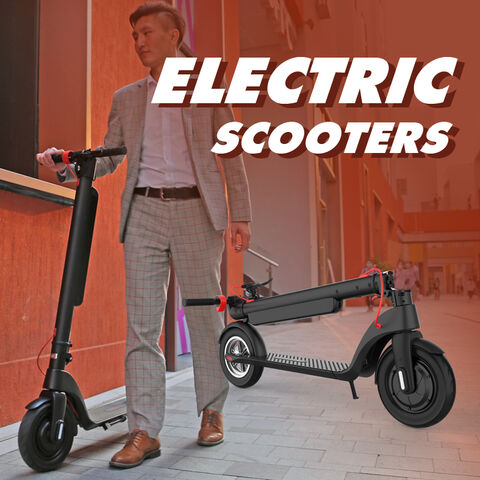 Hx New High Speed 36v 350w X8 Folding Electric Scooter With 10ah ...