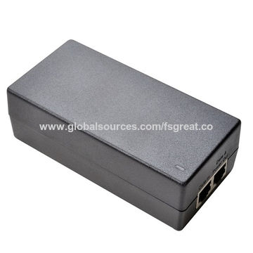 New 56VDC 60W POE Injector Ethernet power supply supported 2.5G 5G 10G ...