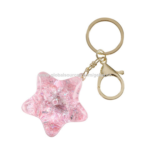 Glitter key chains, Key chain acrylic key chain plastic key chain - Buy ...