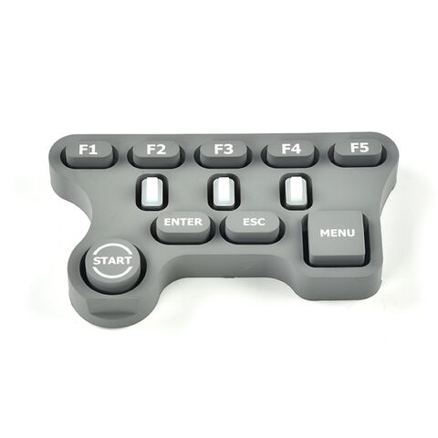 China Customized various brand anti-dust silicone rubber pushbutton ...