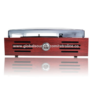 China Turntable record player with plastic dust cover on Global Sources ...