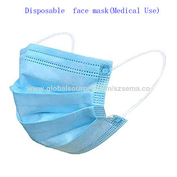 Buy Wholesale China Wholesale Protective Facial Mask Non-woven 3 Ply ...