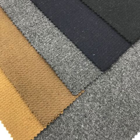 Twill tweed wool fabric 60%Wool,20%polyester,20%modal, tweed fabric ...