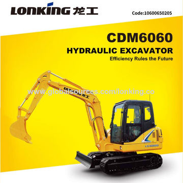 Buy Wholesale China Cdm6060 Hydraulic Excavator 6ton Lonking Official ...