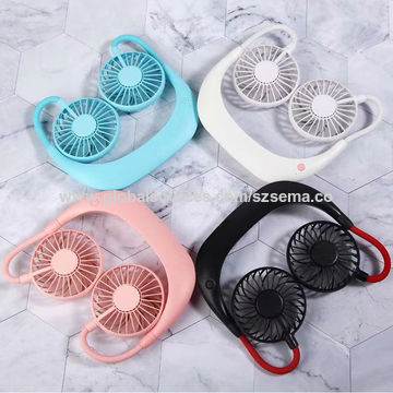 Mini Hand-free Neck Lazy Sport Fan Foldable Design Usb Necklace Fan ...