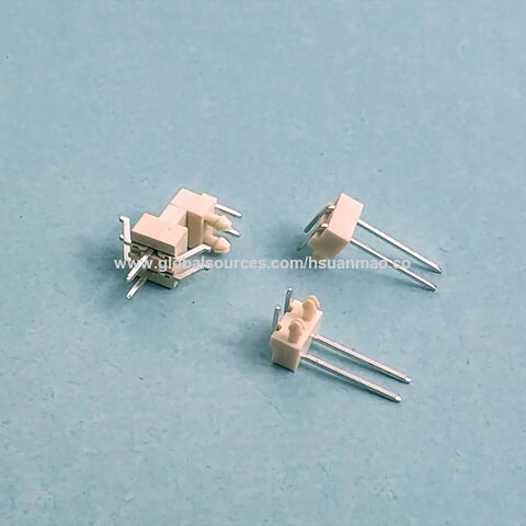 2.5mm LED Connector 2 Pin DIP Right Angle Type, LED Connector LED Wafer ...