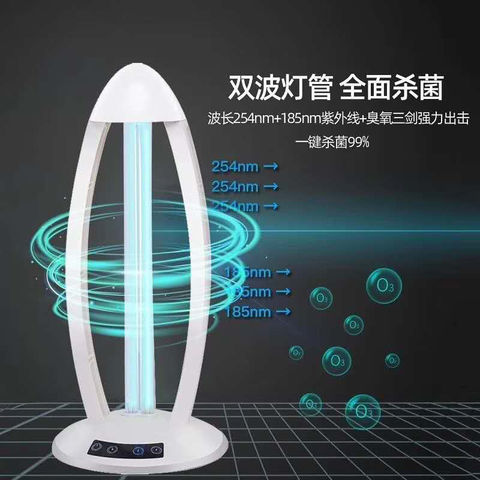 UVC Germicidal Sterilizer Lamp with Ultraviolet Disinfection Light ...