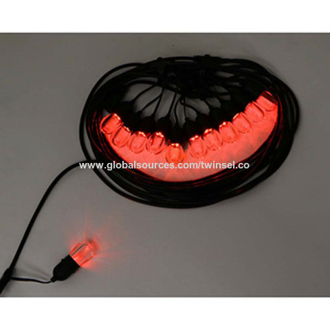 China E26 Sockets Commercial Grade LED String Lights RGB Connectable on ...