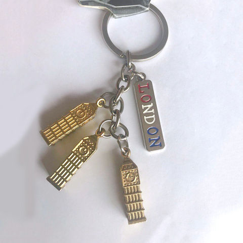 Buy Wholesale China Customized 3d Big Ben Keychain, Enamel Logo London ...