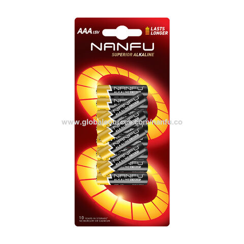 Buy Wholesale China Nanfu Alkaline Battery Lr03 Aaa 12b, 1.5v Long ...