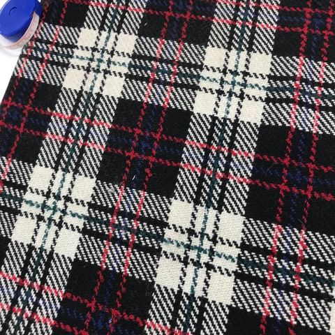 Buy Wholesale China Checked Plaid Tweed Wool Fabric 30%wool,70%others ...