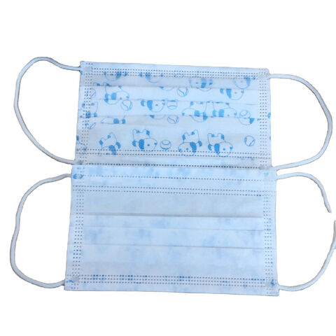 Buy Wholesale China Printed Non-woven Fabric Ear Loop Anti Dust Mouth ...
