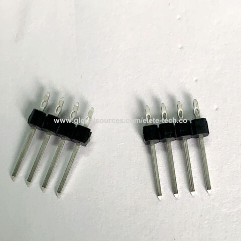 China 2.54mm Pin Header, Press-fit connector, Single row, 1*04pins, DIP ...