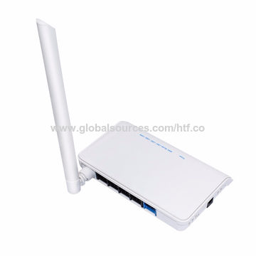 China 4 LAN port Mini 2.4G wireless router, 150Mbps wireless router ...