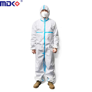 Protective clothing impermeable whole disposable waterproof gown ...