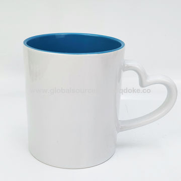 Buy Wholesale China 11oz Ceramic Sublimation Mug Two Tone Color Light ...