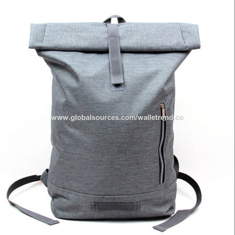 Buy Wholesale China Lightweight Large Capacity 600d Cationic Dyed Polyester Rolltop Laptop ...