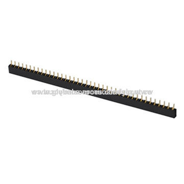 1.27mm Female Header, Single Row Straight Type Pcb Board Connector ...