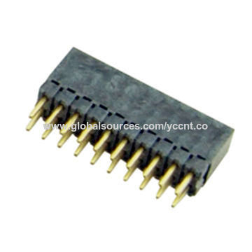Pitch1.27mm Dual Rows Straight type Female Header, female headers board ...