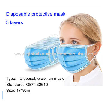 Buy Wholesale China Disposable Protective Mask Civil Face Respirator ...