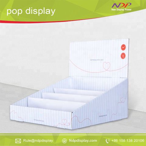 China Custom Logo Design Display Corrugated Cardboard Counter Top PDQ ...