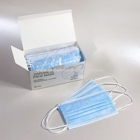 Buy Wholesale China 3 Layer Disposable Civil Face Mask & Civil Face ...