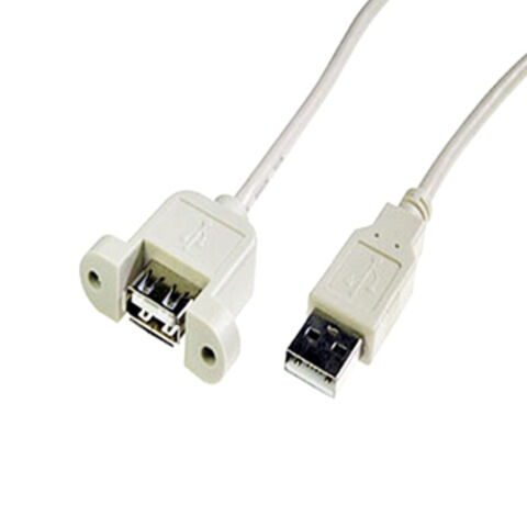 Buy Wholesale Taiwan Usb 2.0 A Male To A Female (panel Mount) 1.8m ...