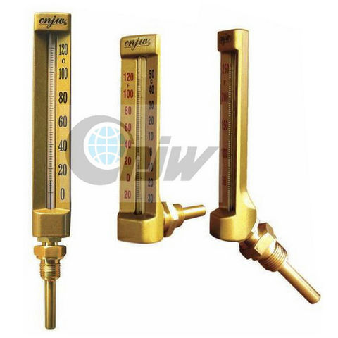 Buy Wholesale China Brass Glass Industrial Marine V-shaped Thermometer ...