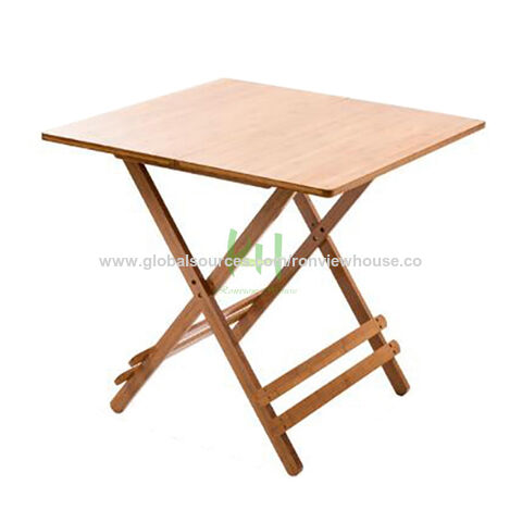Manufacturer Bamboo Foldable Dining Tables,made By Bamboo, Good For ...