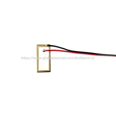 Kd 19*9mm Rectangular Pre-wired Piezo Discs, 3.8 Khz Transducer Trigger ...