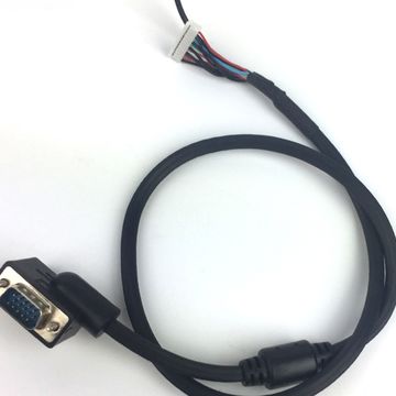 Universal LCD driver board with side bend VGA built-in signal cable ...