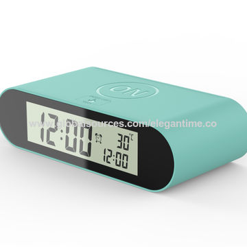 China Small Alarm Digital Clock with Backlight, Thermometer, Countdown ...