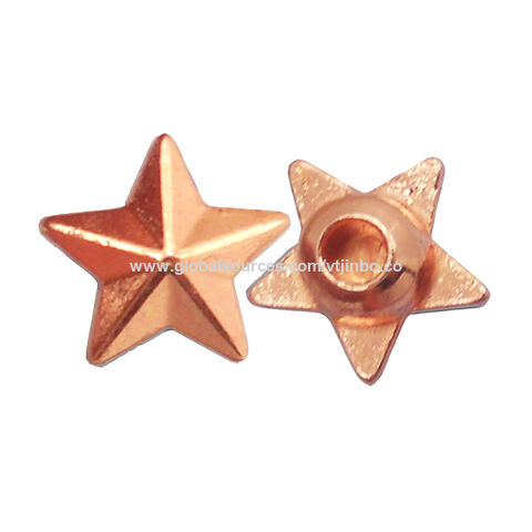 Factory Price Fashion Design Metal Rivet In Star Shape, Button For ...