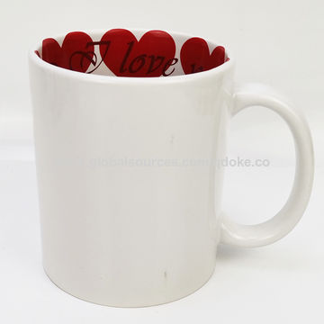 Buy Wholesale China 11oz Inner Decal Ceramic Sublimation Mug & Inner ...
