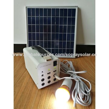 Buy Wholesale China Dc Lead Acid Battery Solar System With Phone Charge ...