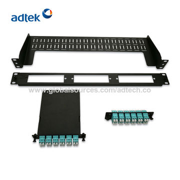 12 port fiber optic mpo mtp to lc apc patch panel, 8 fiber patch panel ...